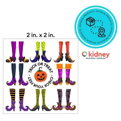 “Trick or Treat- Check Your Feet” Sticker Download for Diabetic Foot ...