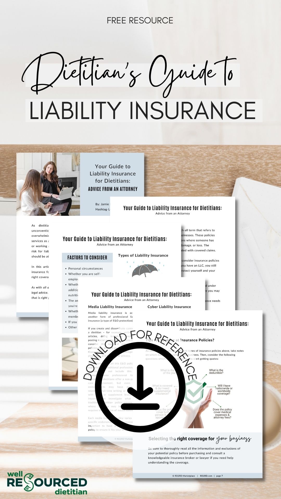 Your Guide to Liability Insurance for Dietitians - Well Resourced Dietitian