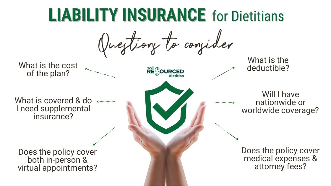 Your Guide to Liability Insurance for Dietitians - Well Resourced Dietitian