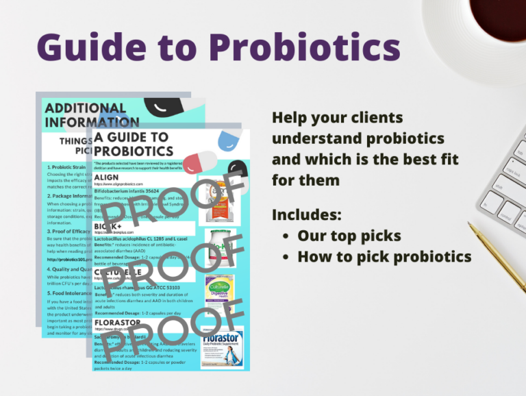 Guide to Probiotics - Well Resourced Dietitian