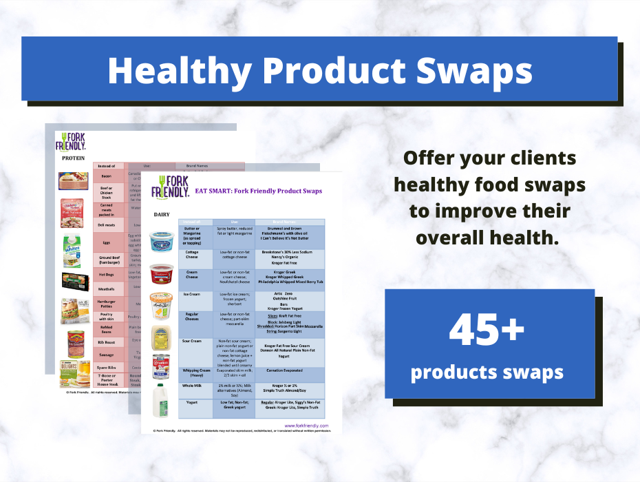 Grocery Product Swaps - Well Resourced Dietitian
