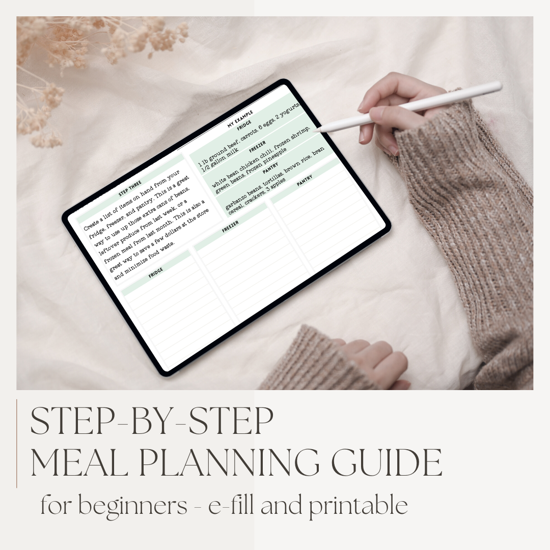 EASY Step-by-Step Meal Planning Guide For Beginners - Well Resourced ...