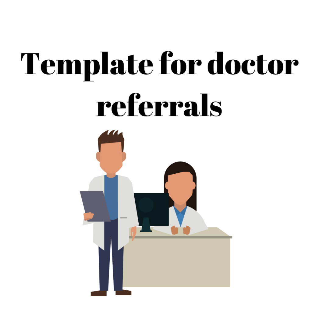 Template Letter for Doctor Referrals - Well Resourced Dietitian