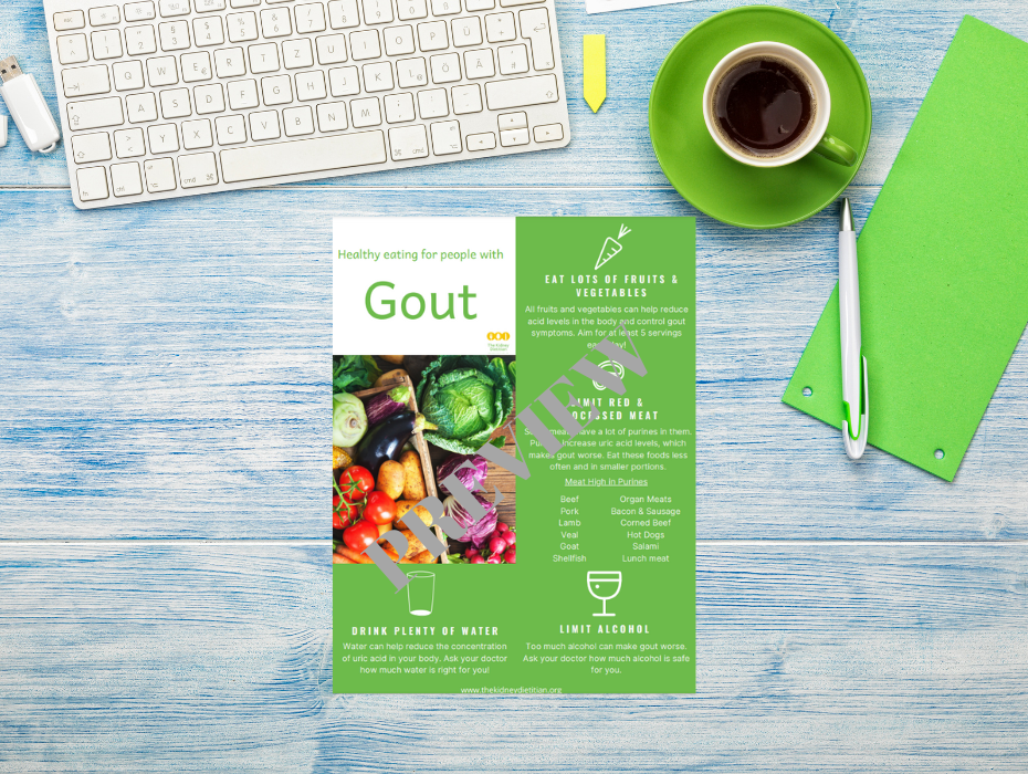 Healthy Eating for Gout - Well Resourced Dietitian