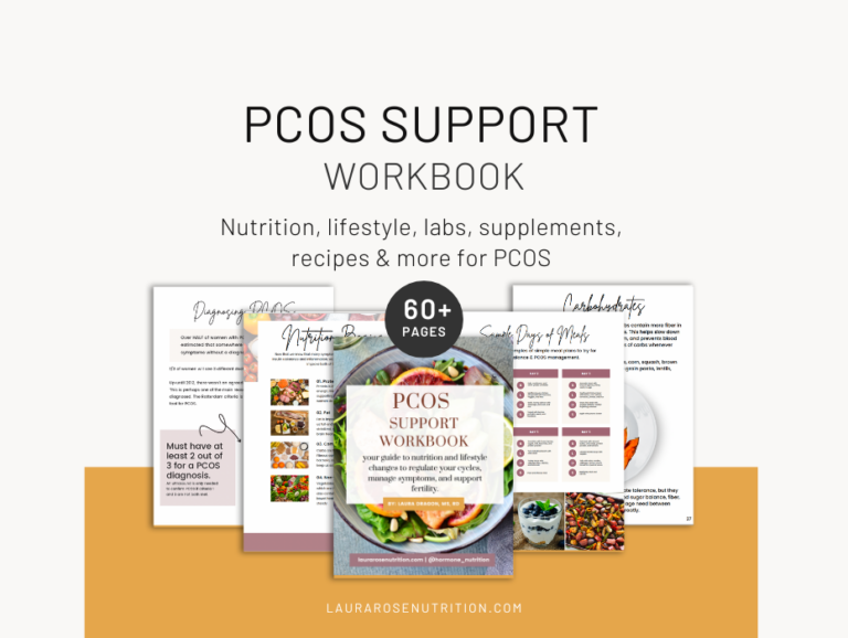 PCOS Support Workbook - Well Resourced Dietitian