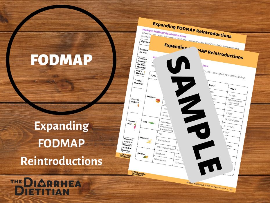 Expanding FODMAP Reintroductions - Well Resourced Dietitian