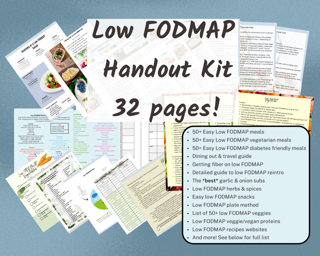 Low FODMAP Kit–Elimination to reintroduction | Well Resourced Dietitian