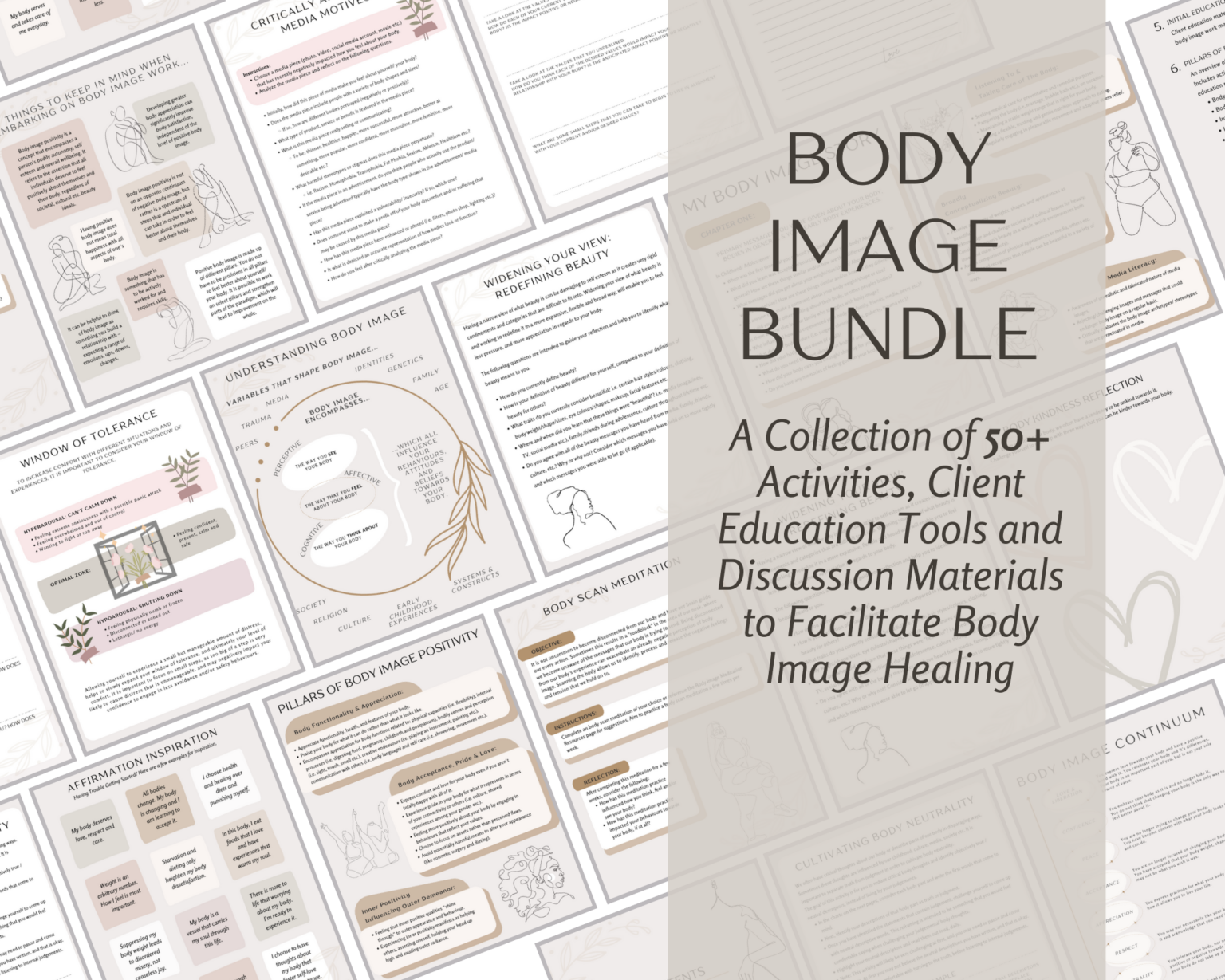 15 Eating Disorder Worksheets to Help Your Clients - Well Resourced ...