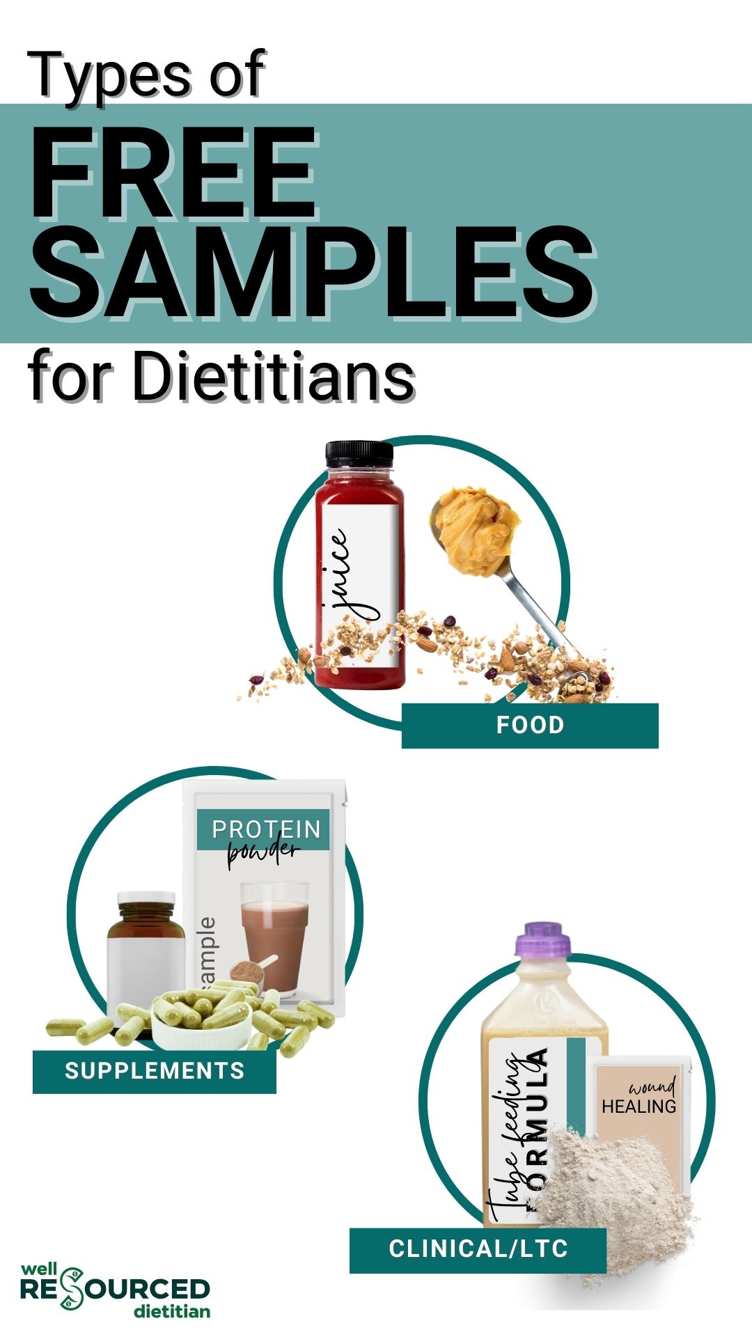 20 Companies with Free Samples for Dietitians - Well Resourced Dietitian