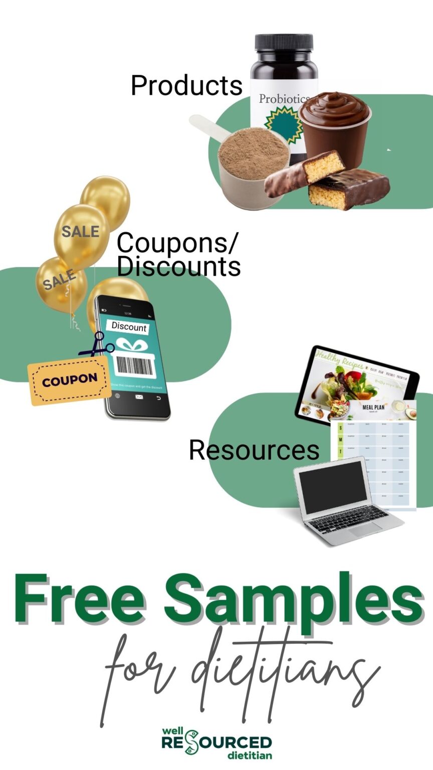 20 Companies with Free Samples for Dietitians - Well Resourced Dietitian