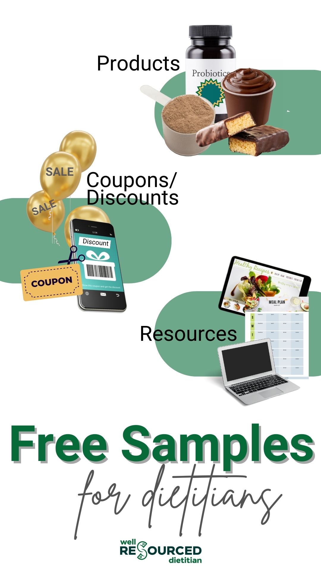 20 Companies with Free Samples for Dietitians - Well Resourced Dietitian
