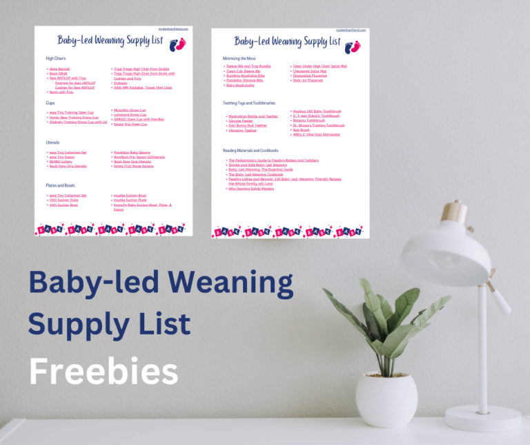 Baby-led Weaning Supply List - Well Resourced Dietitian