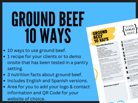 10 Ways to use Ground Beef + Demo Recipe - Well Resourced Dietitian