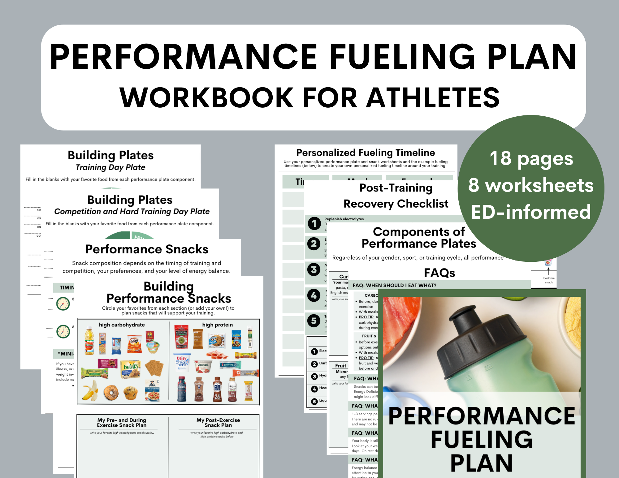 Performance Fueling Plan Workbook for Athletes - Well Resourced Dietitian