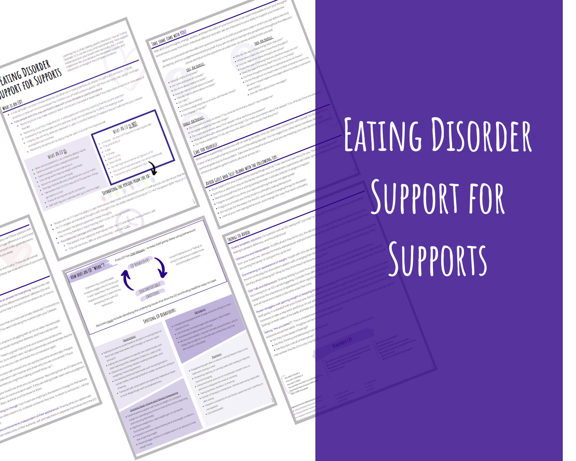 Eating Disorder Support for Supports - Well Resourced Dietitian