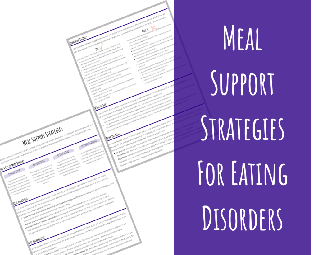 Meal Support Strategies for Eating Disorders - Well Resourced Dietitian