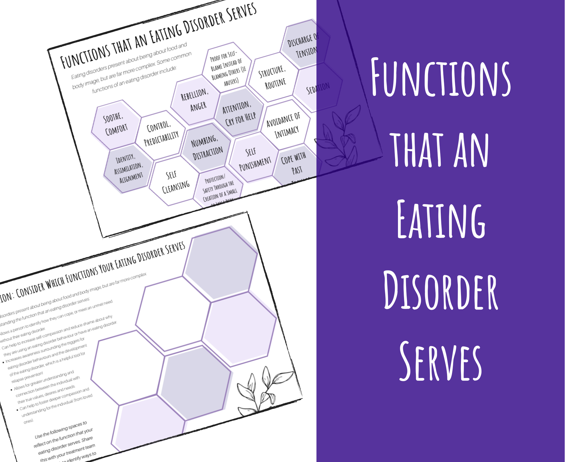 15 Eating Disorder Worksheets to Help Your Clients - Well Resourced ...