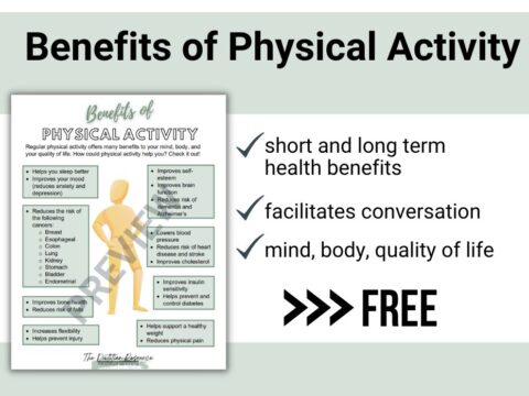 Free Benefits of Physical Activity Download - Well Resourced Dietitian