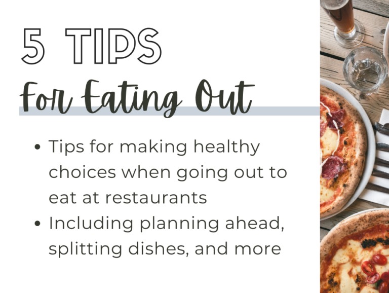 5 Tips for Eating Out - Well Resourced Dietitian