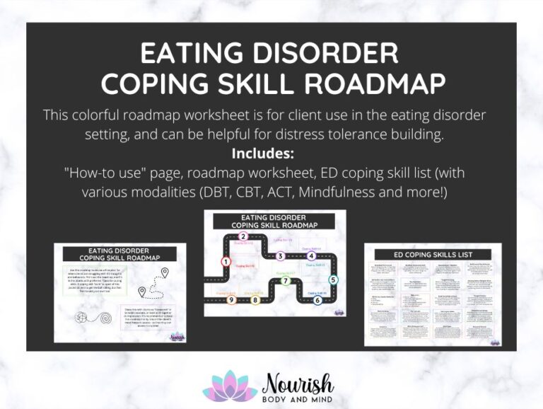 15 Eating Disorder Worksheets to Help Your Clients - Well Resourced ...