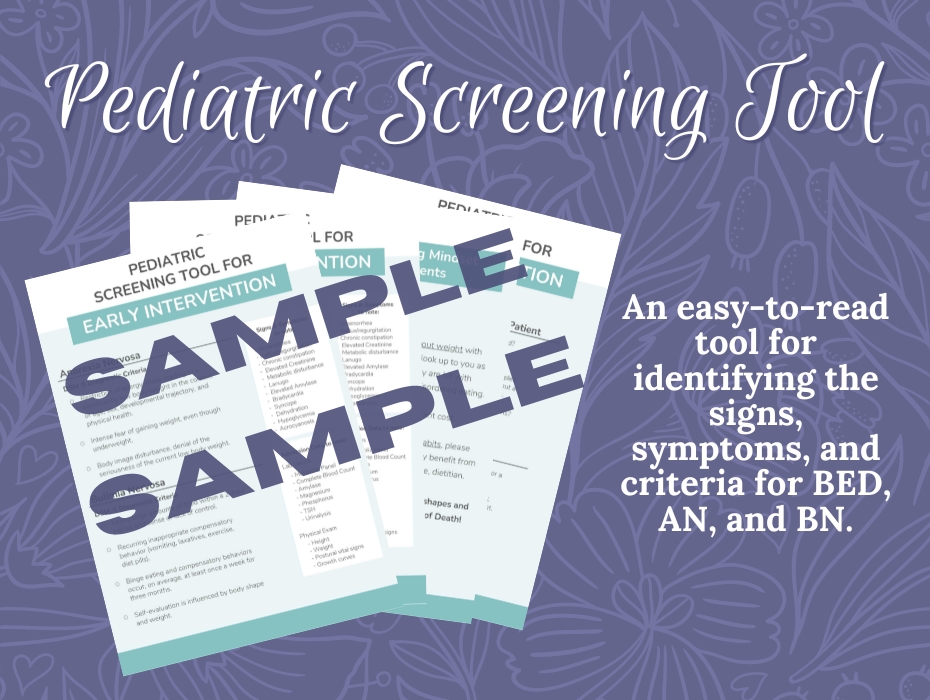 Pediatric Screening Tool for Early Eating Disorder Intervention - Well ...