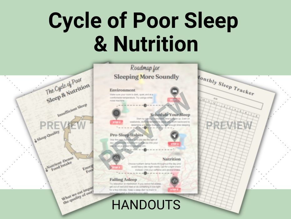 The Cycle of Poor Sleep and Nutrition - Well Resourced Dietitian