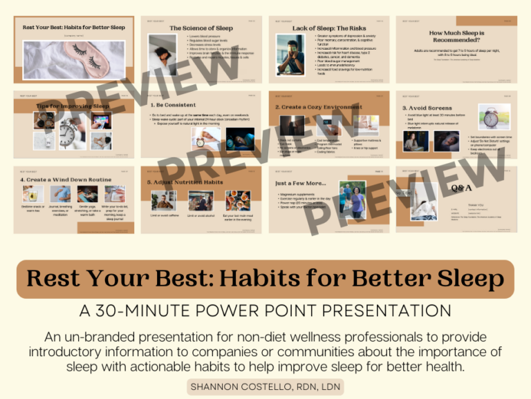 Presentation on Sleep Habits and Sleep Hygiene | Rest Your Best: Habits ...