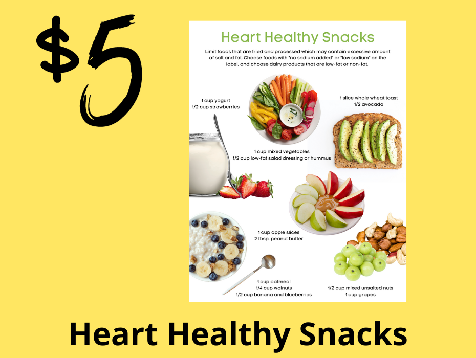Heart Healthy Snacks - Well Resourced Dietitian