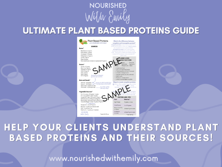 Ultimate Guide to Plant Based Protein Sources - Well Resourced Dietitian