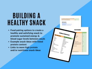 Building a Healthy Snack Handout | Well Resourced Dietitian
