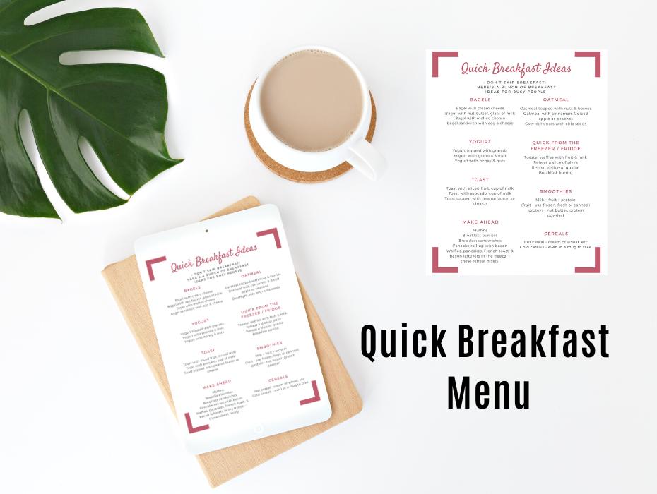 Quick Breakfast Ideas for Busy People, Easy Breakfast Options | Well ...