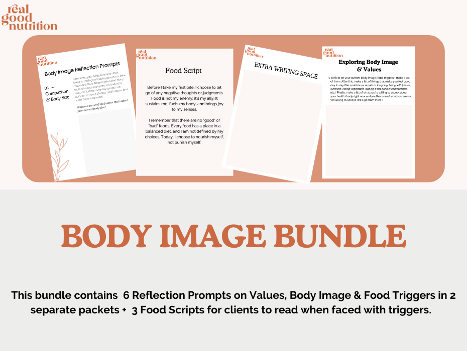 Body Image Bundle - Well Resourced Dietitian