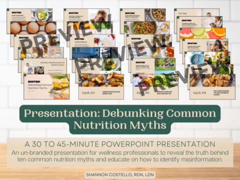 Presentation on Debunking Common Nutrition Myths | Busting ten ...