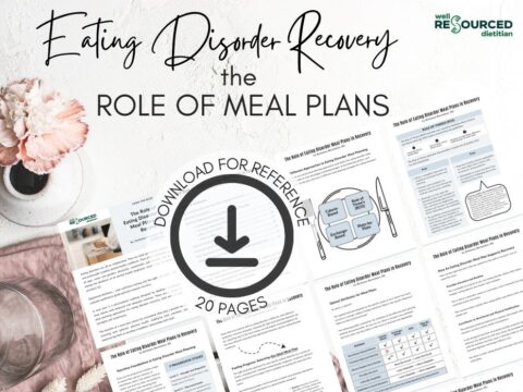 The Role of Eating Disorder Meal Plans in Recovery - Well Resourced ...