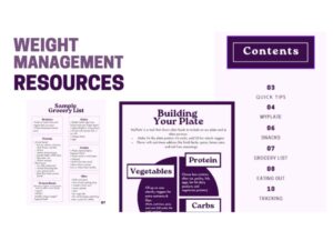 Weight Management Resource Booklet - Well Resourced Dietitian