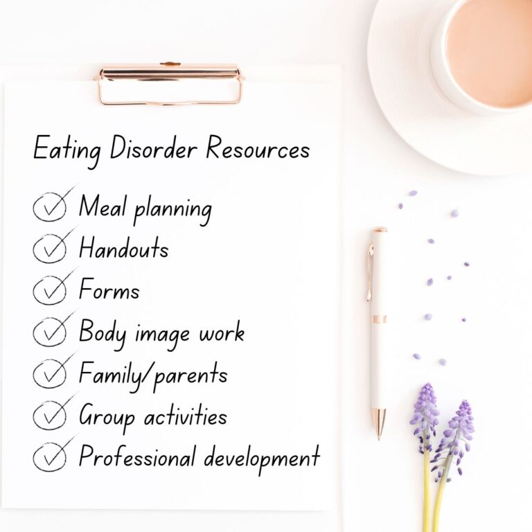 50+ Helpful Eating Disorder Resources for Dietitians - Well Resourced ...
