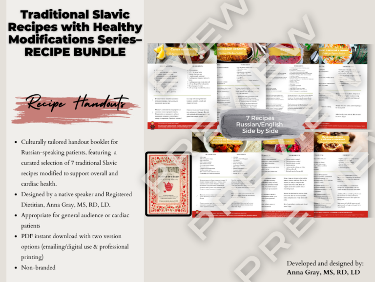 RECIPE BUNDLE: Traditional Slavic Recipes with Heart Healthy ...