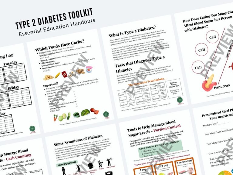 Type 2 Diabetes Nutrition Toolkit - Well Resourced Dietitian