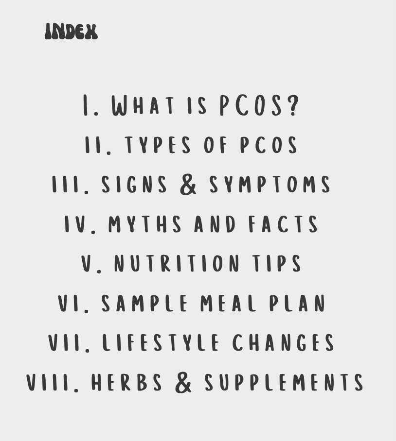 PCOS Nutrition Guide - Well Resourced Dietitian