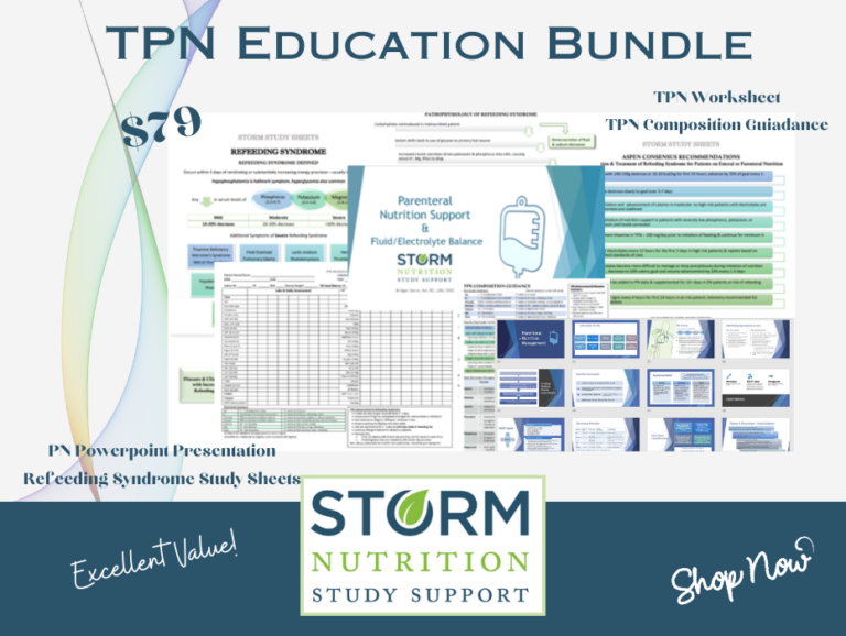TPN Education Bundle - Well Resourced Dietitian