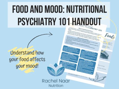Food and Mood: Nutritional Psychiatry 101 Handout - Well Resourced ...