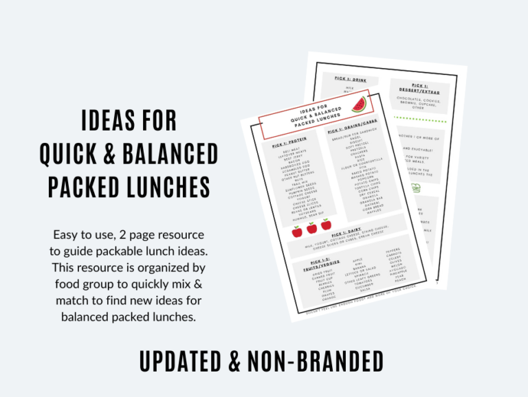 Easily pack lunch, quick and balanced lunches for kids and adults ...