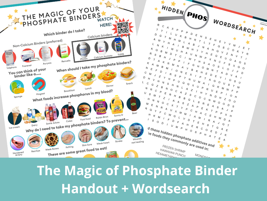 Phosphate binder handout - Well Resourced Dietitian
