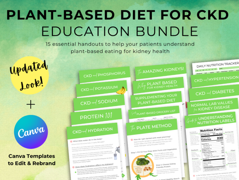 Chronic Kidney Disease & Plant-Based Nutrition Bundle (15 items) - Well ...