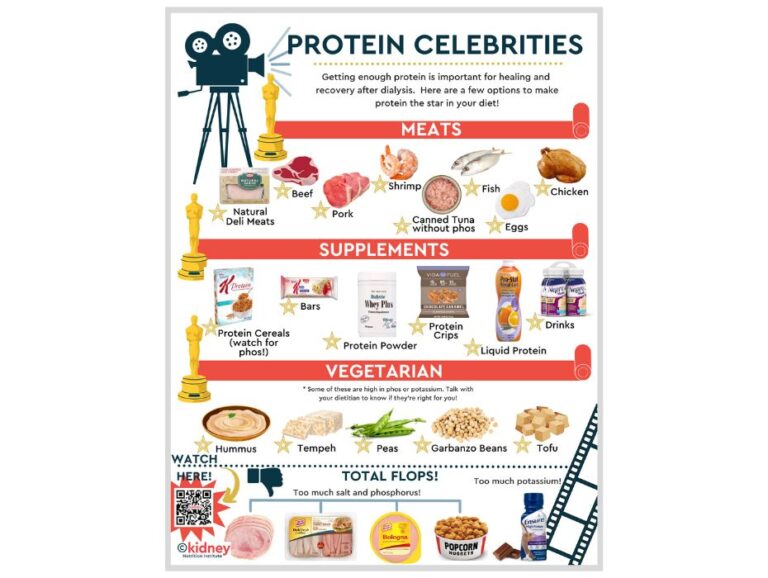 Be a Protein Star Handout for Dialysis Patients - Well Resourced Dietitian