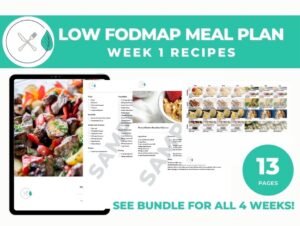 Low FODMAP Meal Plan Week 1 Recipes | Well Resourced Dietitian