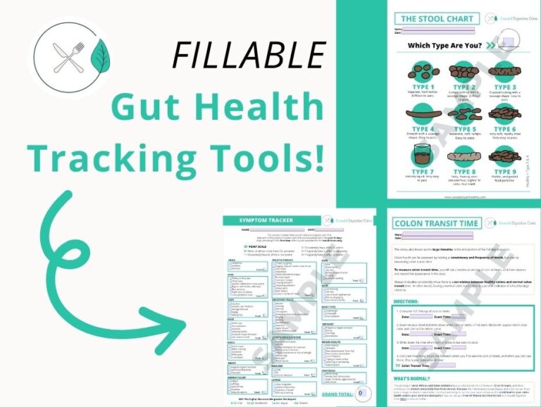 FILLABLE Gut Health Tracking Tools - Well Resourced Dietitian