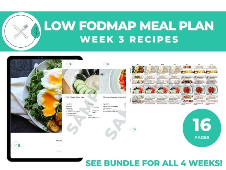 Low FODMAP Meal Plan Week 3 Recipes - Well Resourced Dietitian