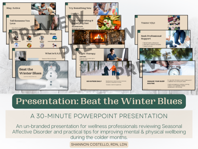 Presentation on How to Beat the Winter Blues | Seasonal Depression | Tips for Managing Seasonal ...