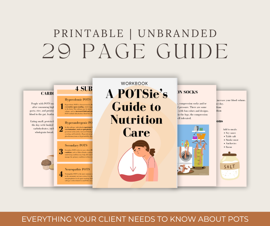 A POTSie's Guide to Nutrition Care - Well Resourced Dietitian